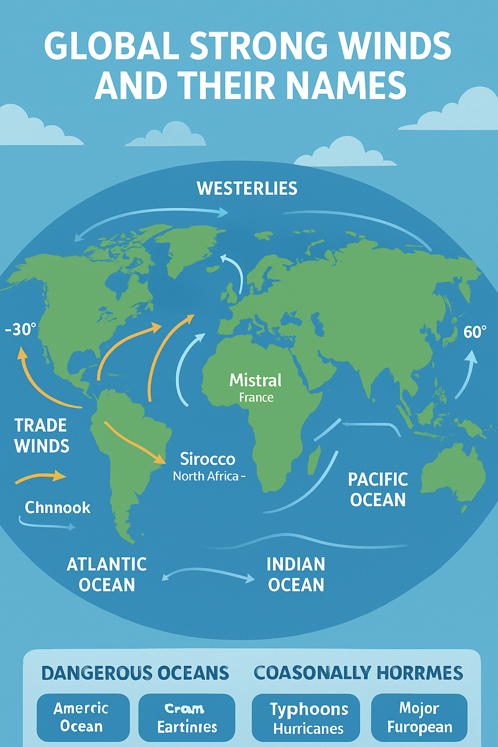 Global Strong Winds: Names, Locations, and Climate Change Impact ...