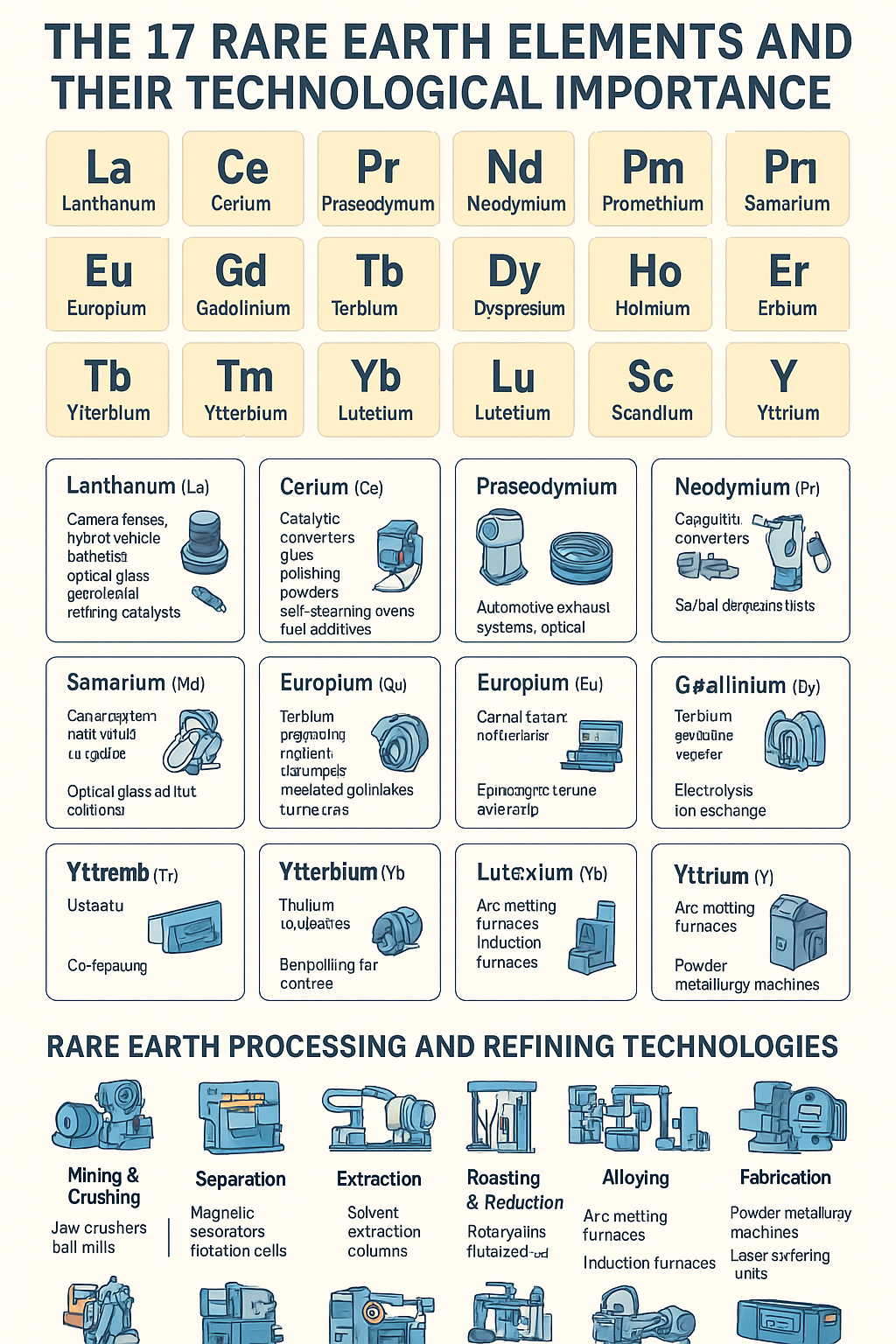 Comprehensive Guide to Rare Earth Elements: Applications and Processing ...